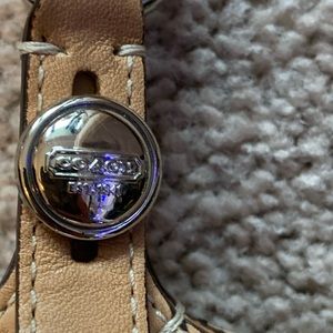 Coach | Bags | Coach Tan Leather Handbag | Poshmark